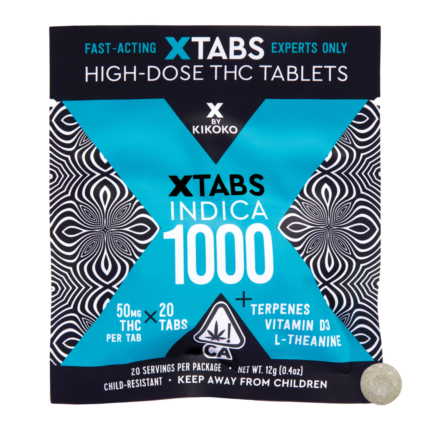 50MG INDICA TABLETS (20CT) - Airfield Supply Co. Cannabis...